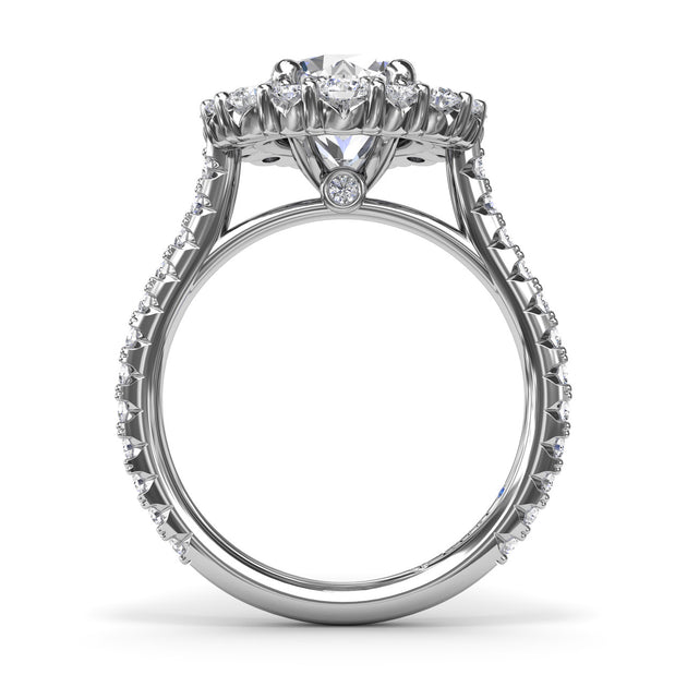 Floral Cluster Diamond Engagement Ring – Karlise Fine Jewelers